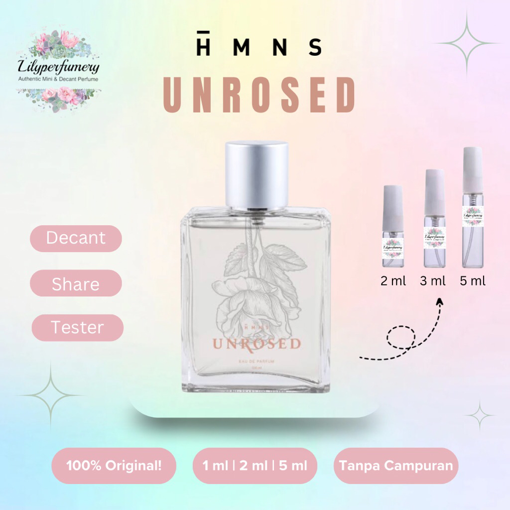 Jual Decant / Share HMNS UNROSED EDP 1 ml | 2 ml | 5 ml (Authentic Only ...