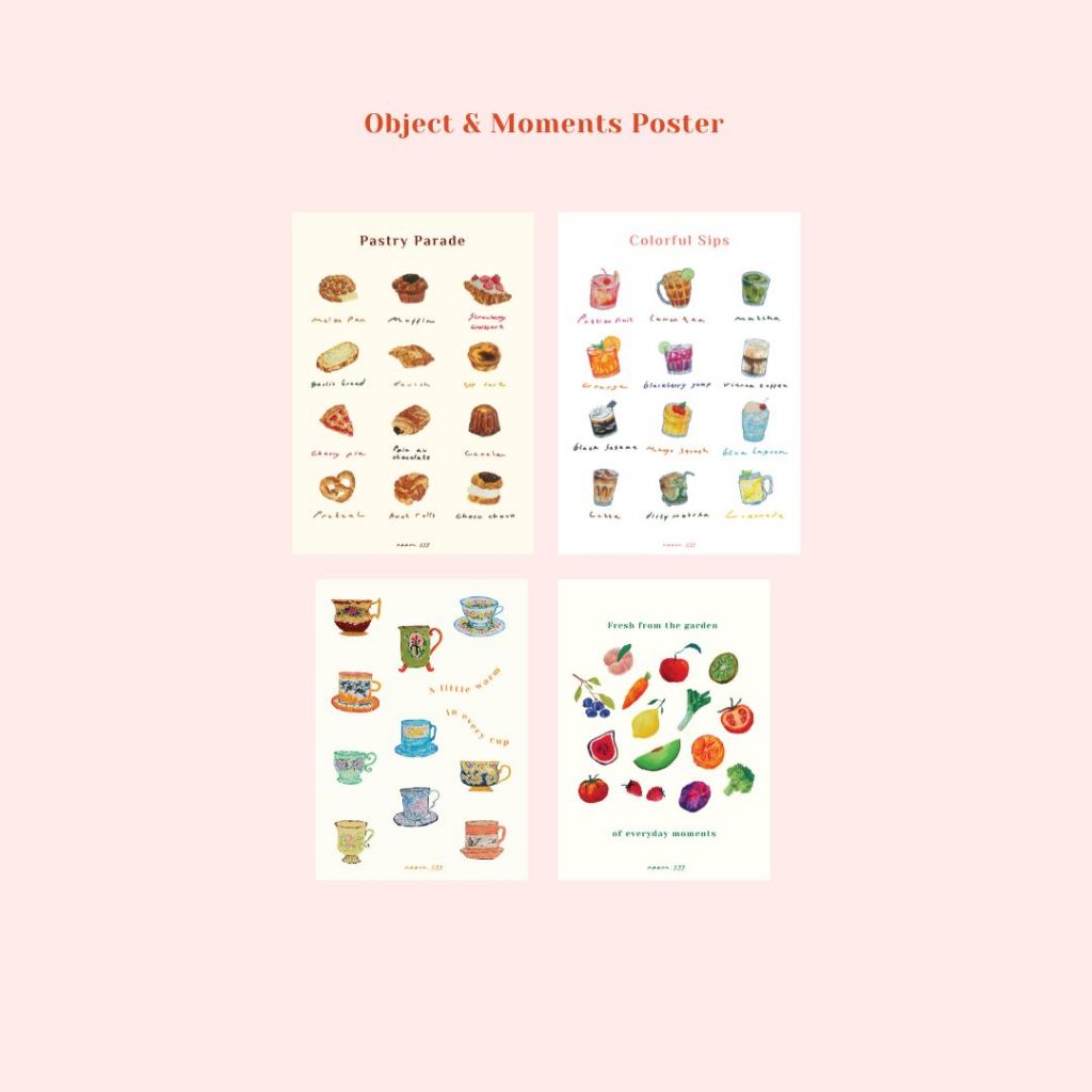 Jual [room.533] Object & Moments Poster | Shopee Indonesia