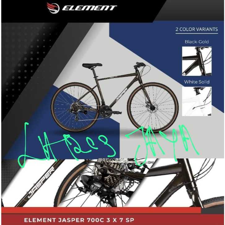 Jual NEW Element police toronto efg 21sp 700c Sepeda hybrid jasper 700c ...