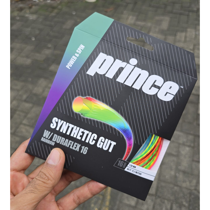 Jual Senar Raket Tenis Prince Synthetic Gut Duraflex 16 RAINBOW LIMITED ...