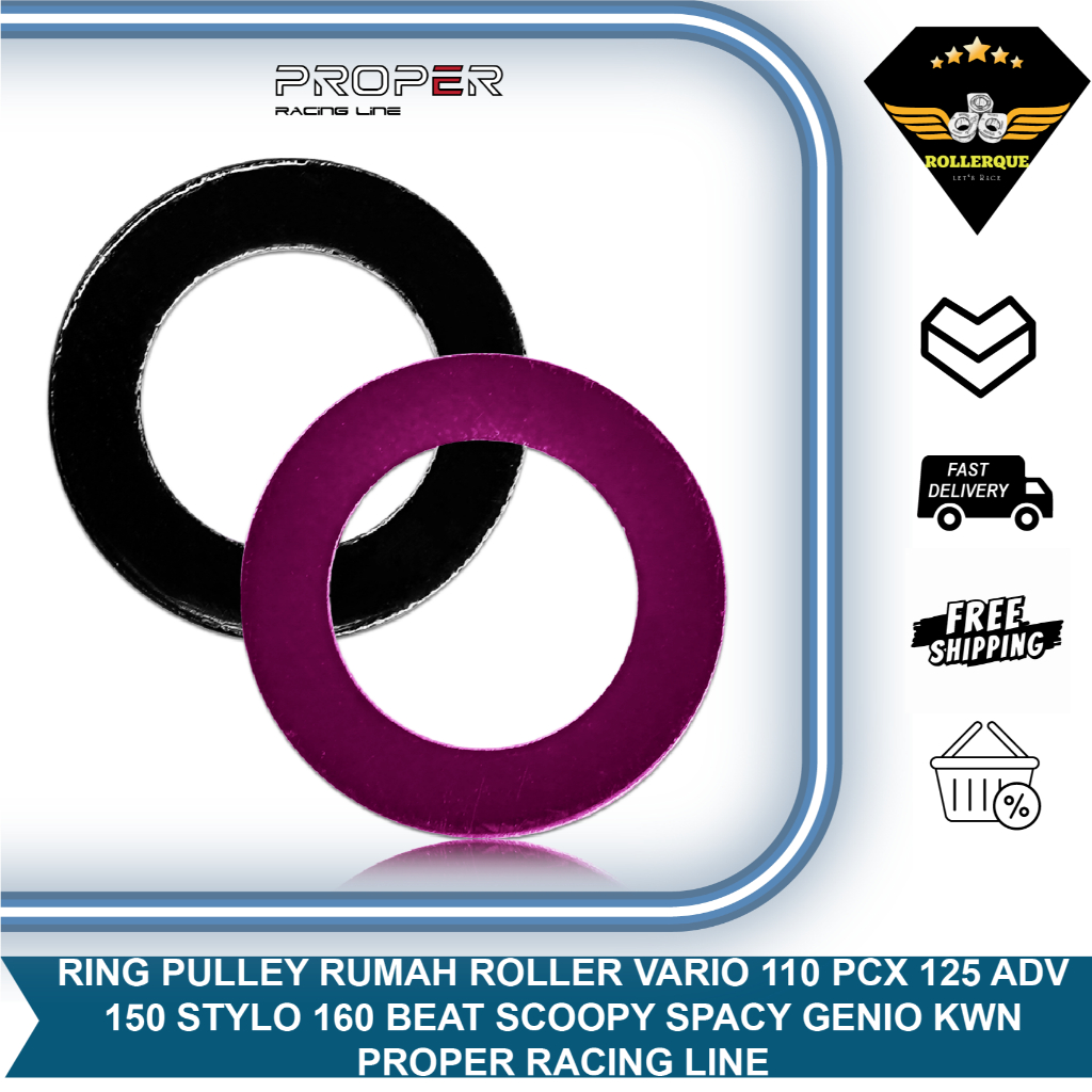 Jual Ring Pulley Puli Rumah Roller Magic Washer Beat Vario Scoopy PCX ...