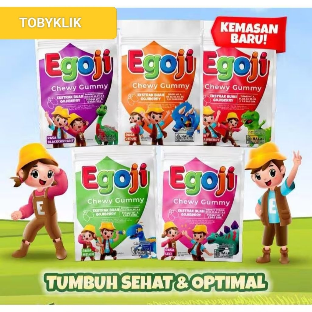 Jual Egoji Chewwy Gummy Vitamin Anak 20gr - Suplemen Jaga Daya Tahan ...