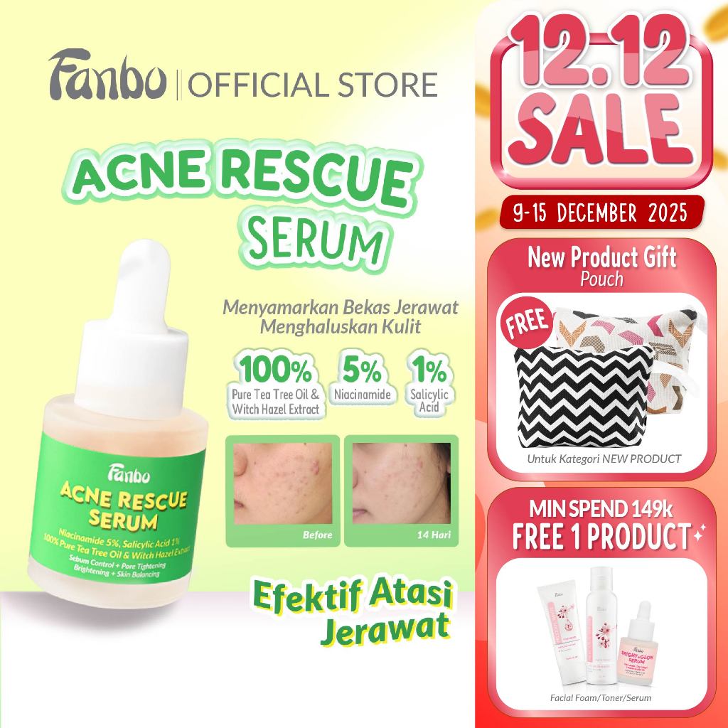 Jual Fanbo Skin Goals Acne Rescue Serum (DP1) - Niacinamide 5% ...