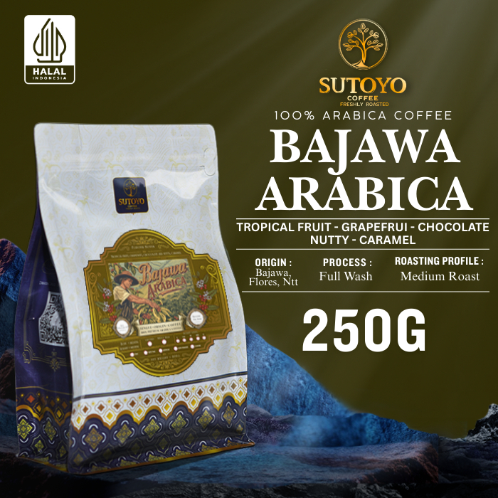 Jual SUTOYO COFFEE – Kopi Arabika Flores Bajawa 250 Gram by Sutoyo ...