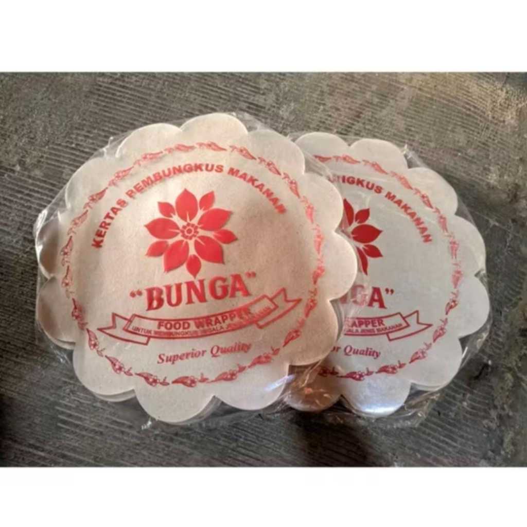 Jual Kertas Alas Piring Bunga Food Wrapping Praktis & Tahan Panas ...