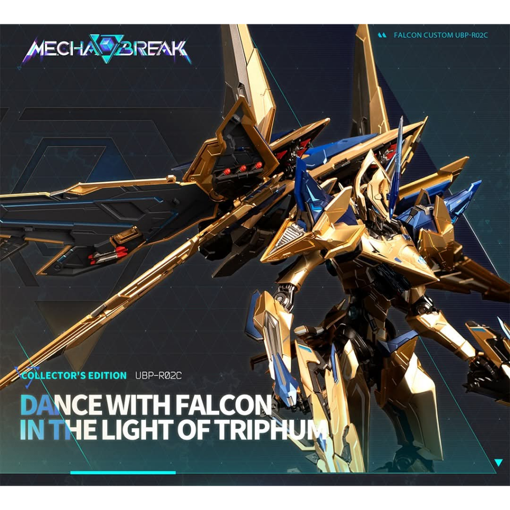 Jual Moshow x Mecha Break 1/64 Falcon Gold Custom Limited Collector's ...