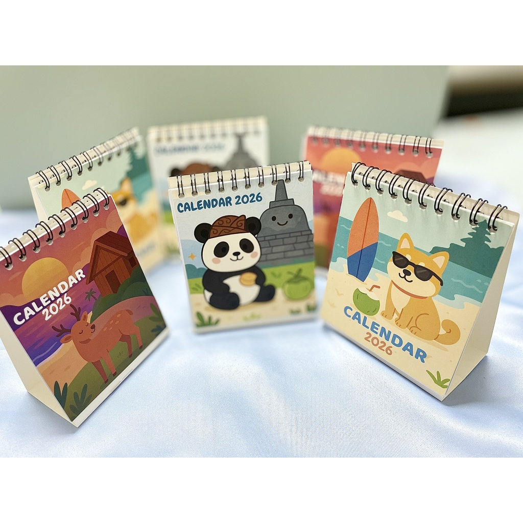 Jual 2026 Mini Spiral Calendar - Kalender tahun 2026 Ukuran Mini dengan ...