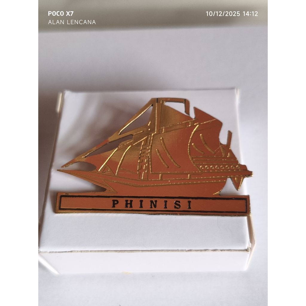 Jual PIN KAPAL PHINISI BAHAN KUNINGAN ETSA GRADE A | Shopee Indonesia