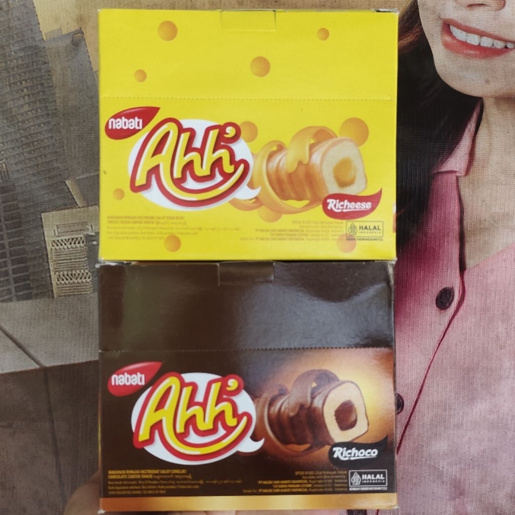 Jual Nabati AHH Wafer Coklat Keju 20 pcs - snack murah nabati grosir ...