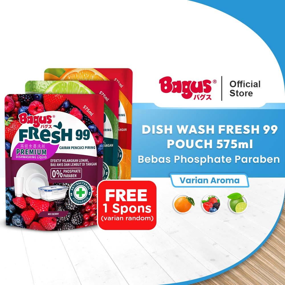 Jual Bagus Fresh 99 Premium Anti Bakteri Dish Washing Liquid Pouch ...