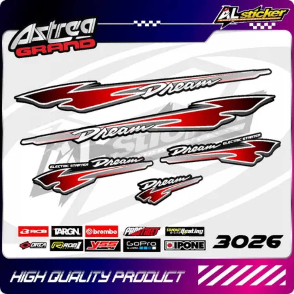 Jual STRIPPING STICKER HONDA ASTREA GRAND HIGH QUALITY | Shopee Indonesia