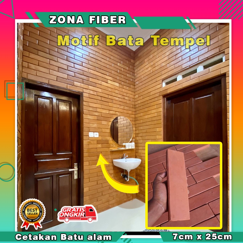 Jual Cetakan Bata Tempel | Cetakan Fiber Batu Alam | Cetakan Batu Alam ...