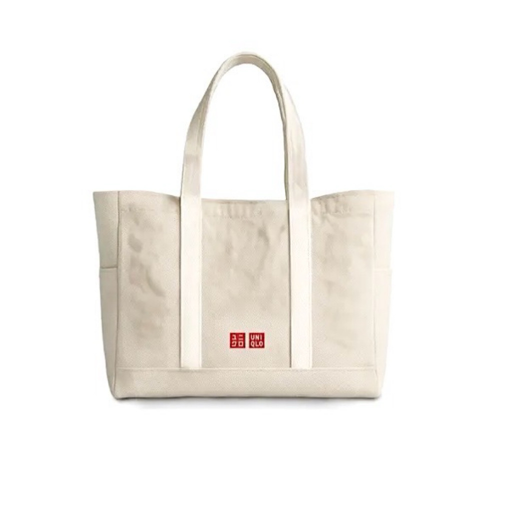 Jual Canvas Tote Bag UNIQLO Exclusive Arigato Indonesia Tas Jinjing ...
