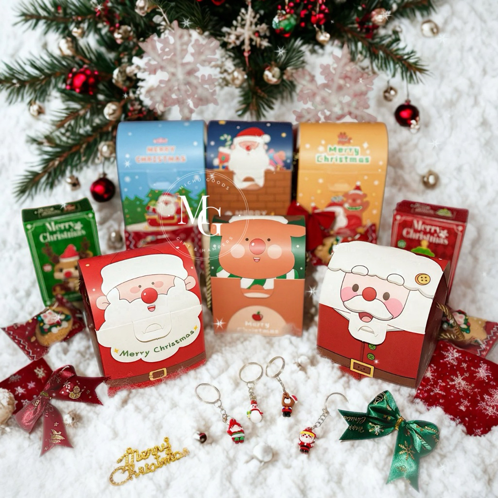 Jual Mini Hampers Blind Box Christmas Basic Set / Parcel Box Hampers ...