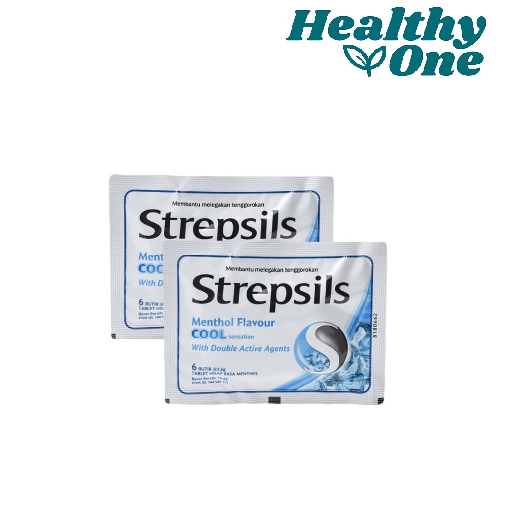 Jual STREPSIL COOL MENTHOL FLAVOR 1 BOX 2 SACHET - PERMEN PELEGA ...