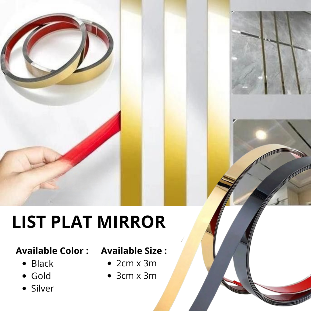 Jual List Plat Strip Moulding Stainless Dekorasi Dinding | List Plat ...