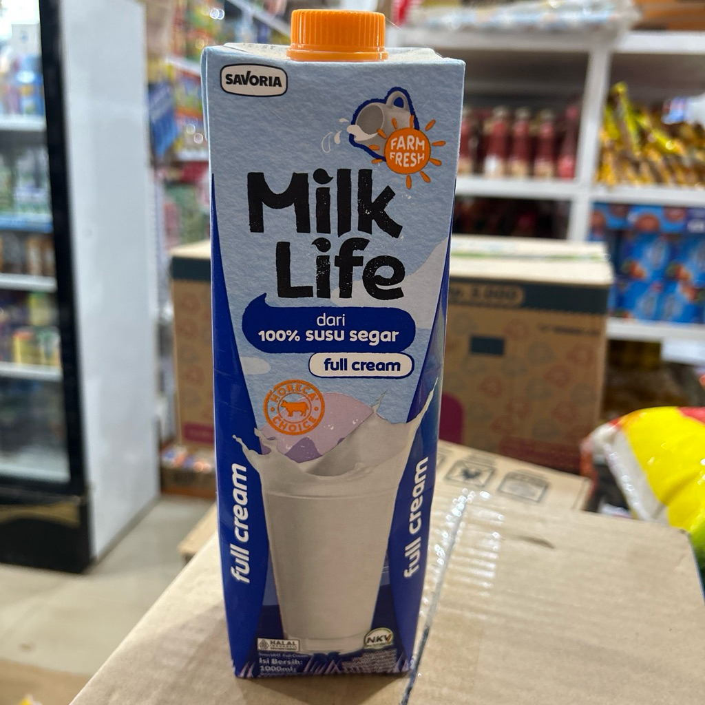Jual Susu Milk Life | Susu Full Cream 1 liter | Shopee Indonesia