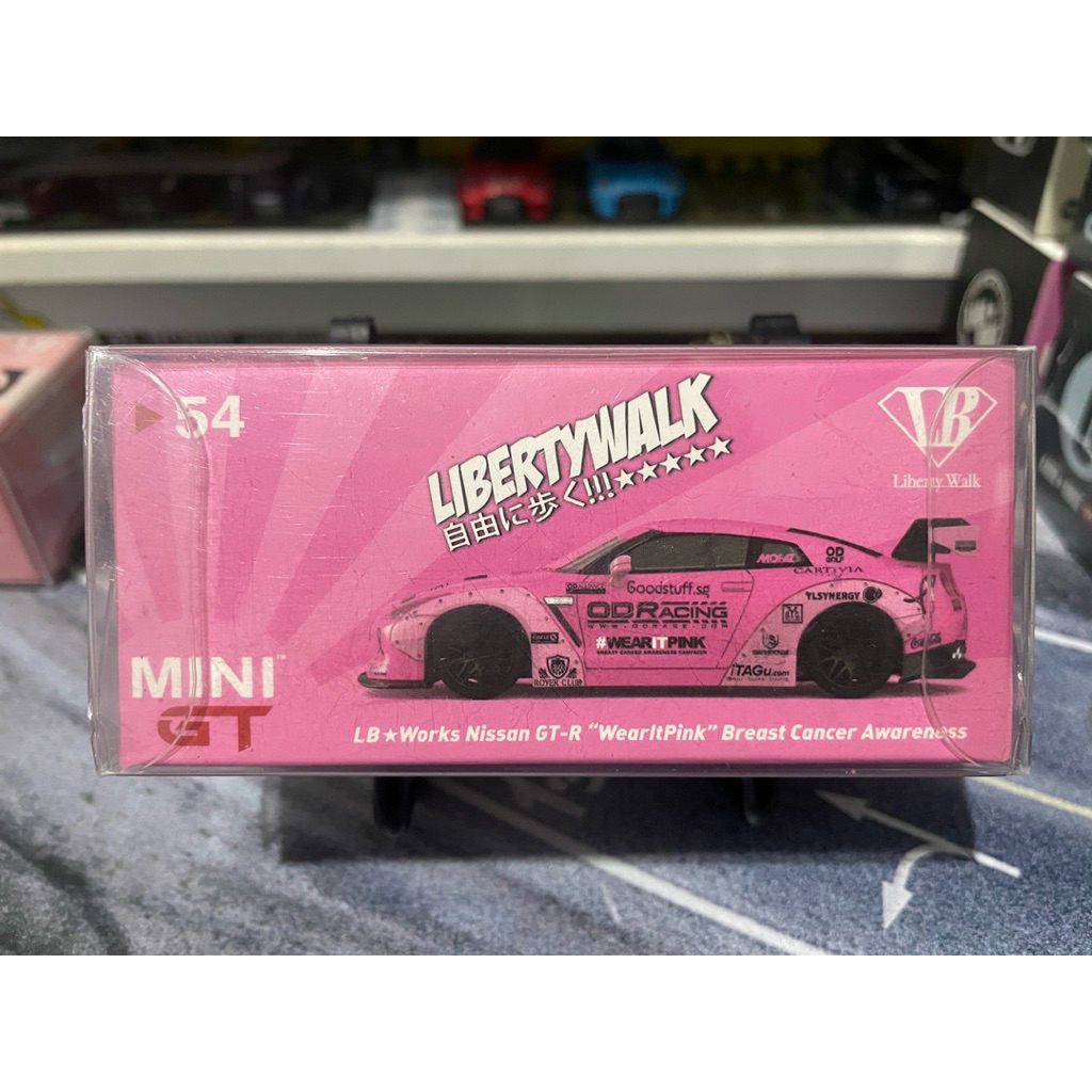 Jual MINI GT 54 NISSAN GTR R35 WEAR IT PINK BREAST CANCER AWARNESS ...