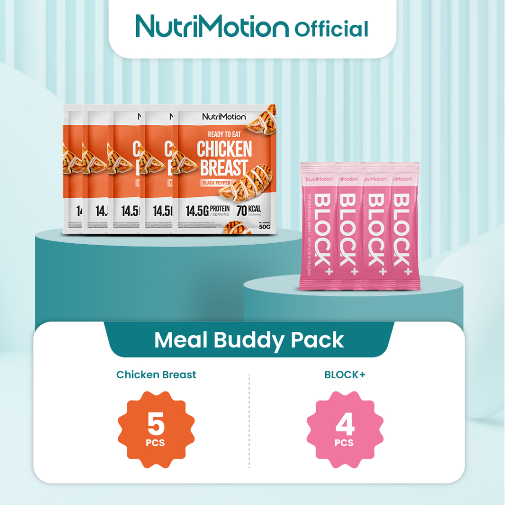 Jual Meal Buddy Pack NutriMotion | Chicken Breast + BLOCK+ | Shopee ...