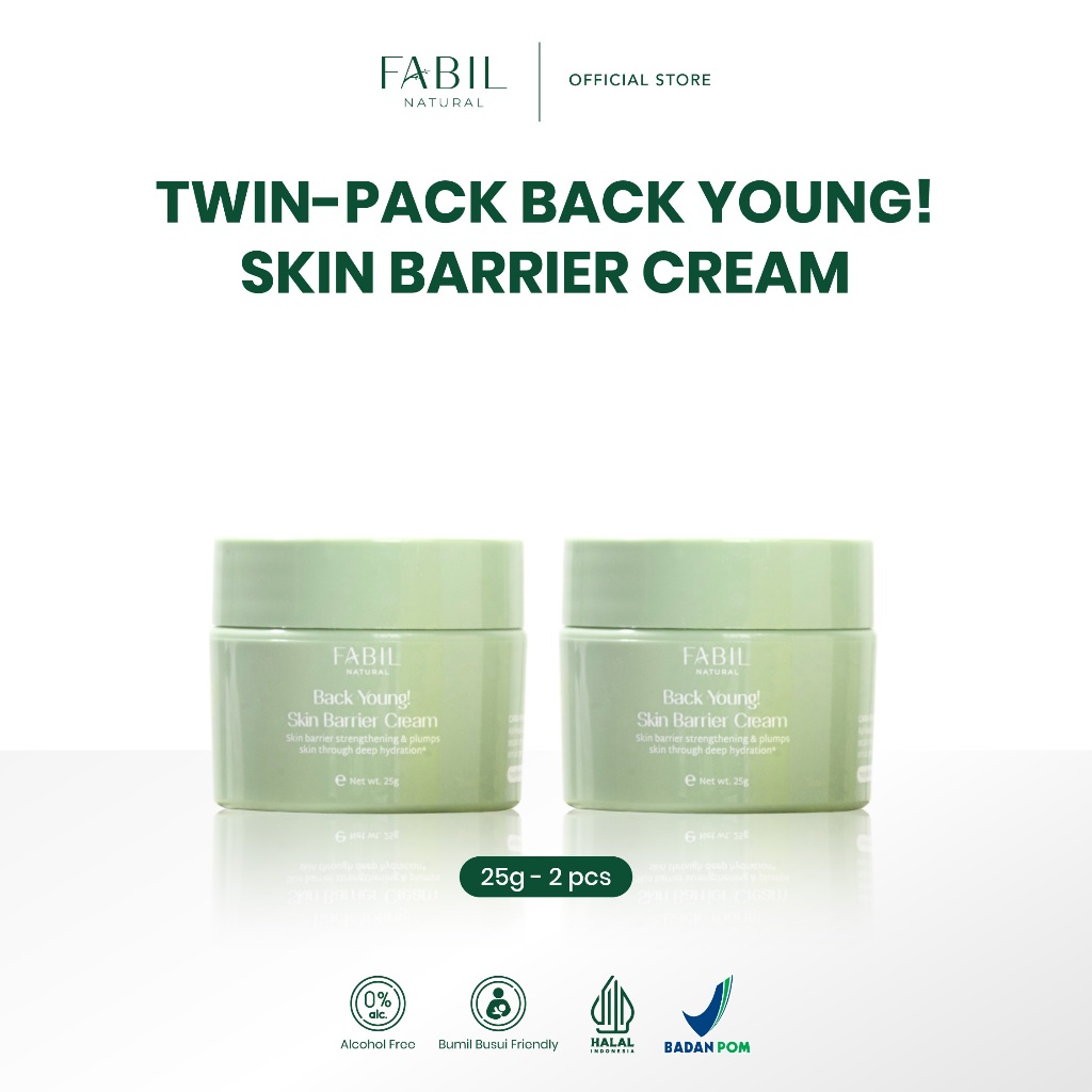 Jual [2 pcs] Fabil Twin Pack Back Young Skin Barrier Cream ...