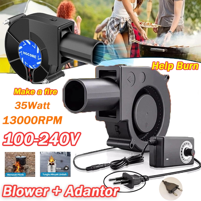 Jual 1 Set 13000 RPM Blower Mini BBQ Kipas Kipas Blower Kompor Oli ...
