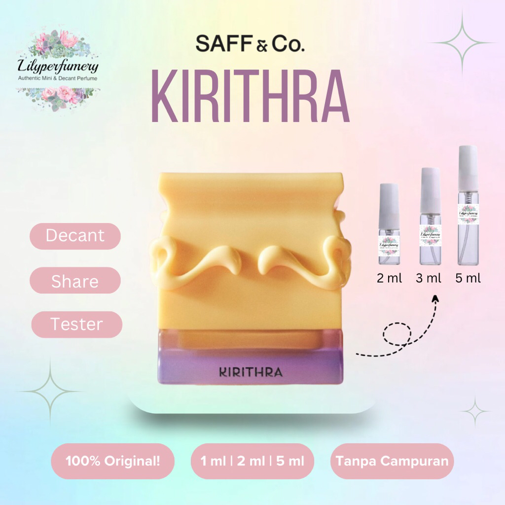 Jual Decant / Share SAFF & Co. KIRITHRA Extrait de Parfum 1 ml | 2 ml ...