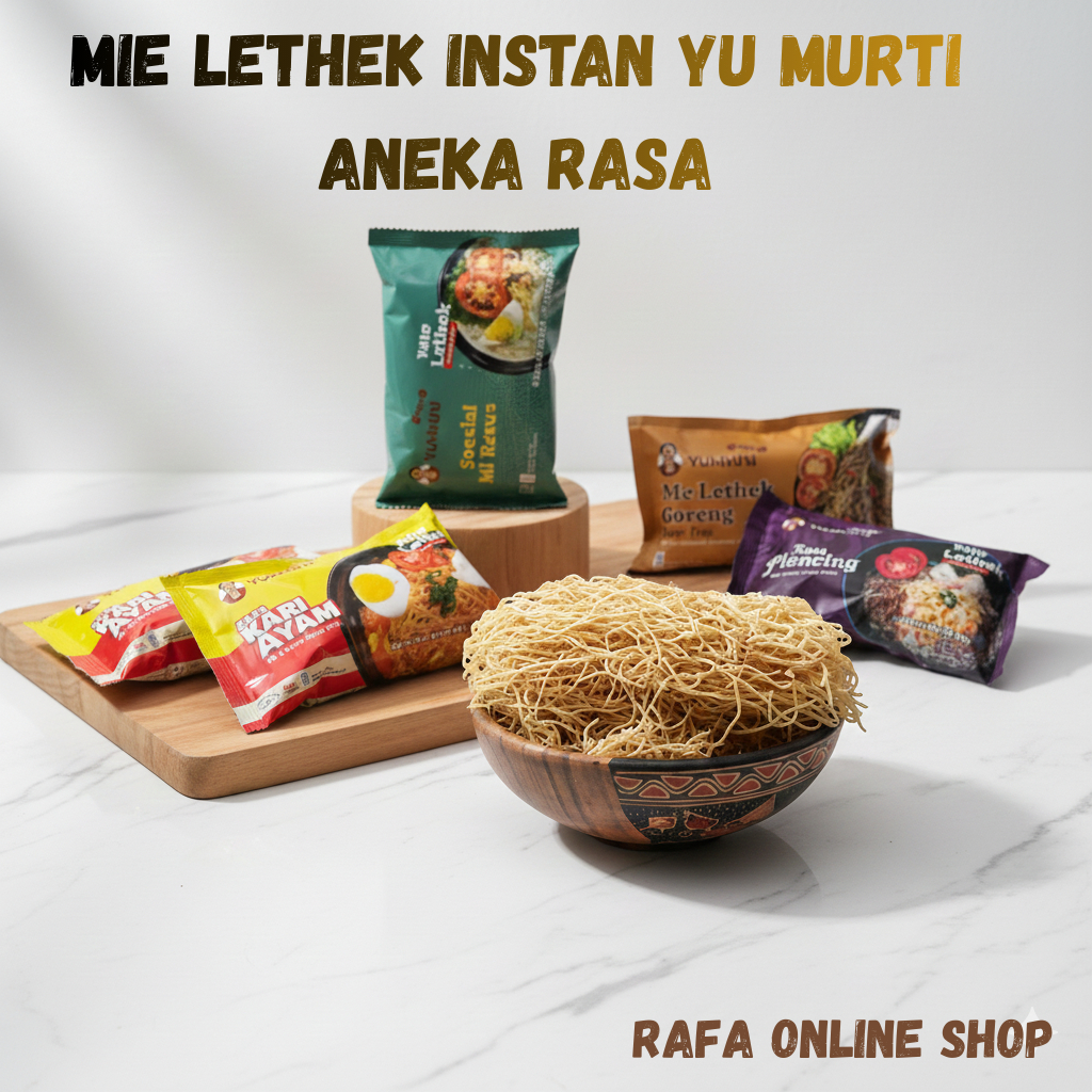 Jual Mie Lethek Instan Yu Murti Aneka Rasa - Mie Tradisional Tanpa ...