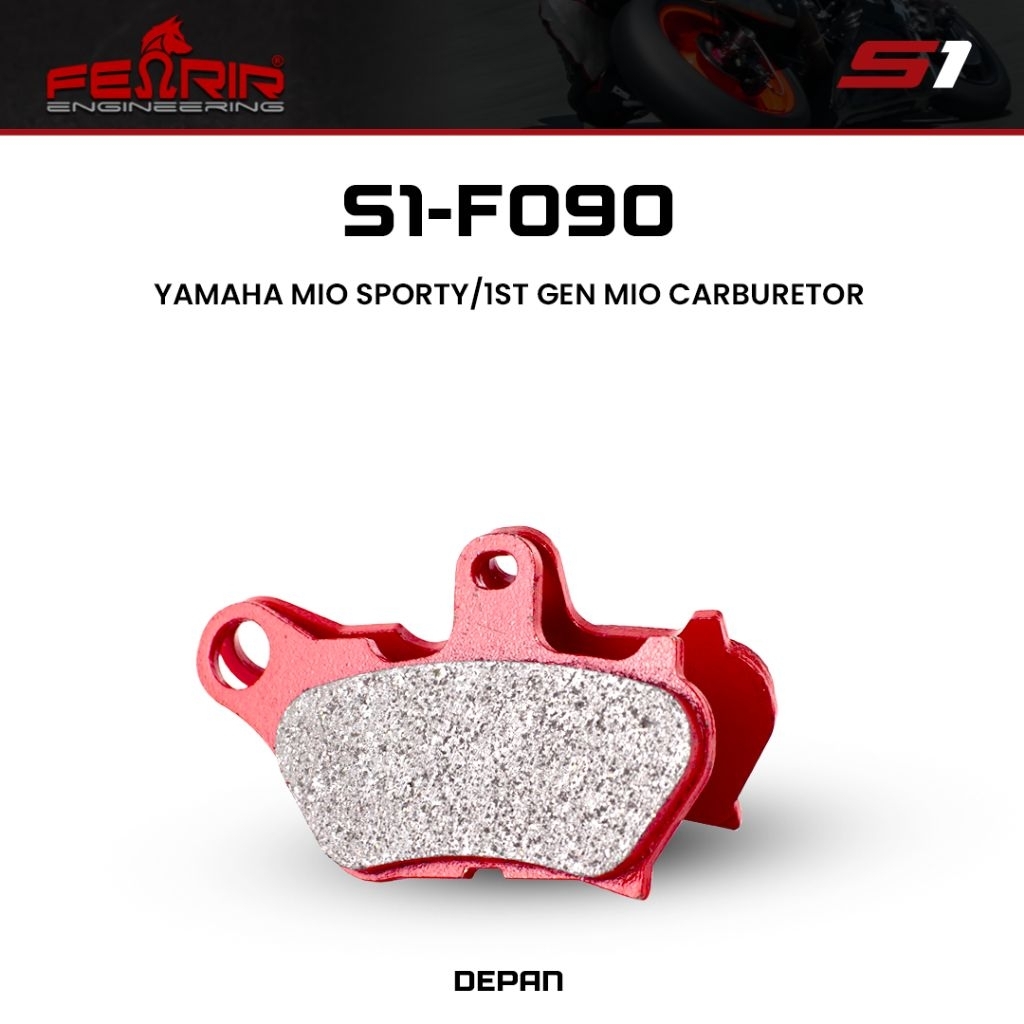 Jual Kampas Rem Depan Mio Sporty 5TL Mio Karburator Gen 1 Fenrir Dispad ...