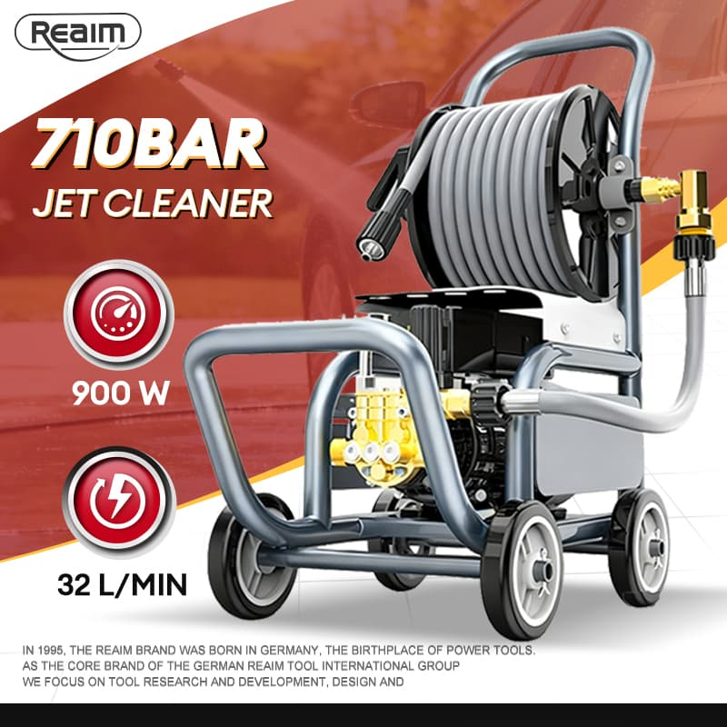 Jual Reaim Jet Cleaner 900W Mesin Cuci 710BAR Mobil Dan Motor Mobil Jet ...