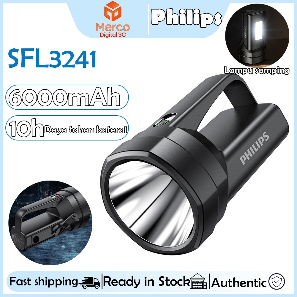 Jual Philips SFL3241 Senter Engkol Tenaga Putar Senter LED Multifungsi ...