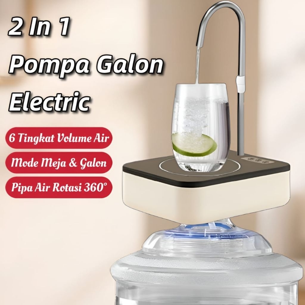 Jual Pompa Galon Elektrik Listrik Portable Water Electric Pump Pompa ...