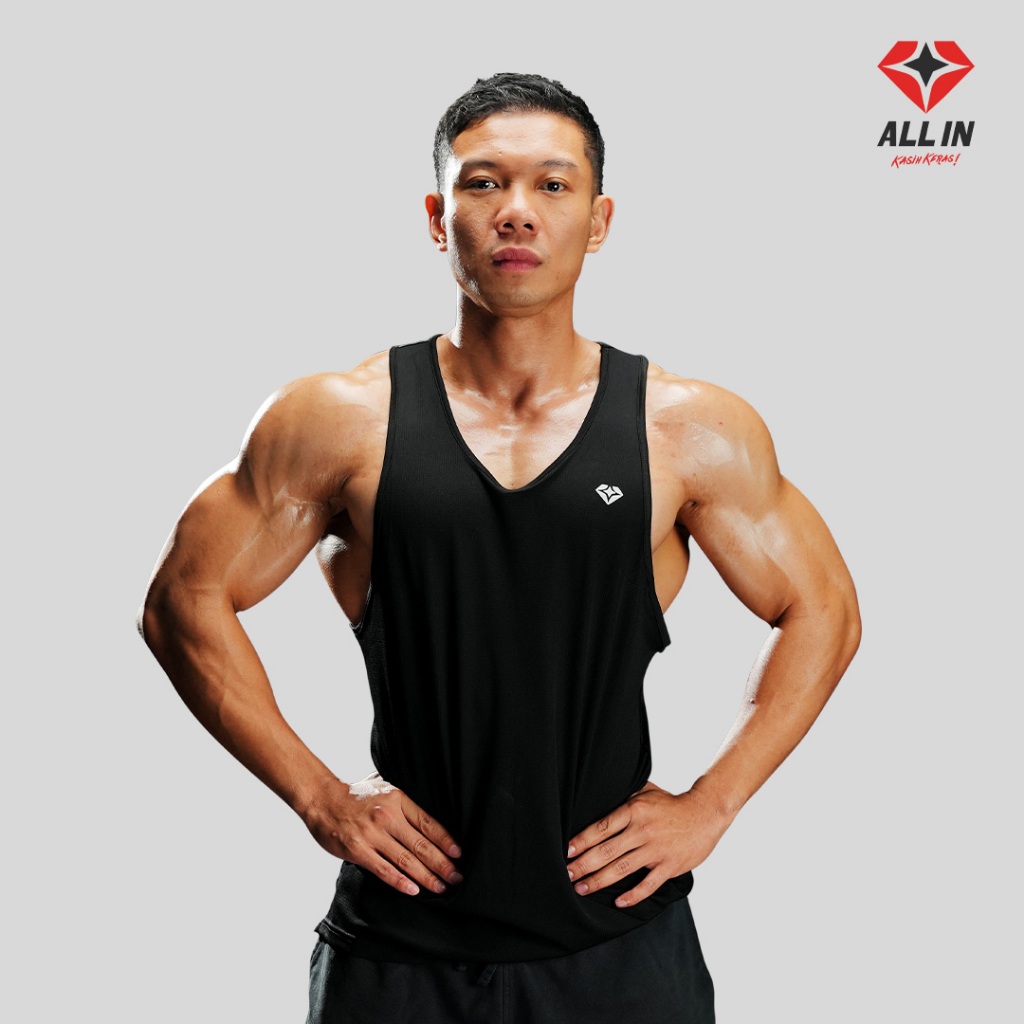 Jual Singlet Olahraga Gym Running Boxing Calisthenic Olahraga dan ...