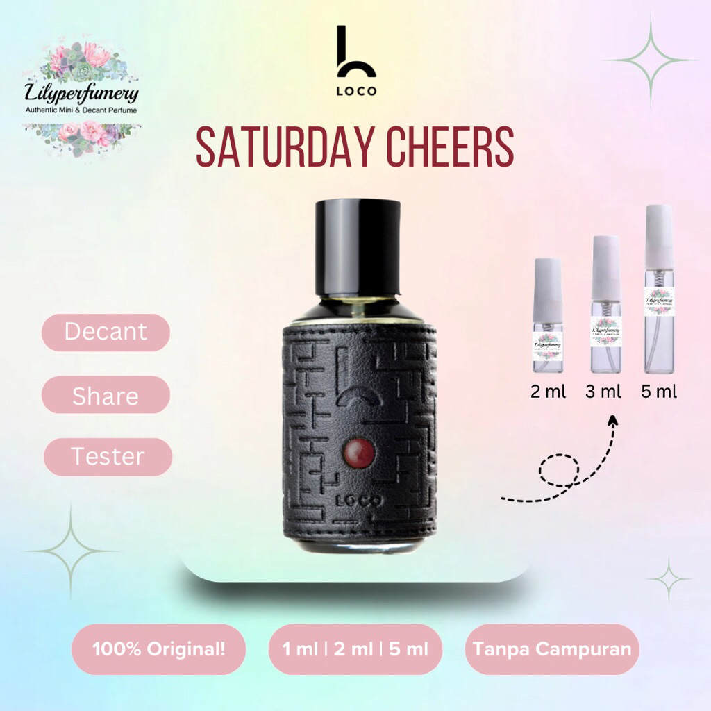 Jual Decant / Share LOCO SCENTS SATURDAY CHEERS EDP 1 ml | 2 ml | 5 ml ...