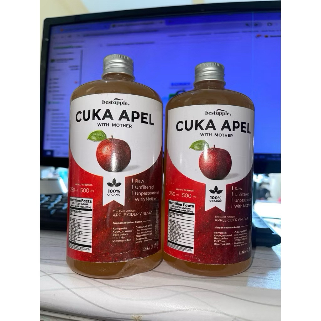 Jual CUKA APEL BEST APEL || CUKA APEL WITH MOTHER 500 ML | Shopee Indonesia