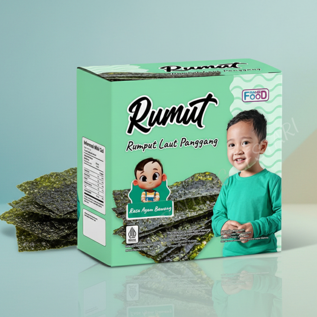 Jual Rumut Panggang Rasa Ayam Bawang 4gr - Rumput Laut Panggang Praktis ...