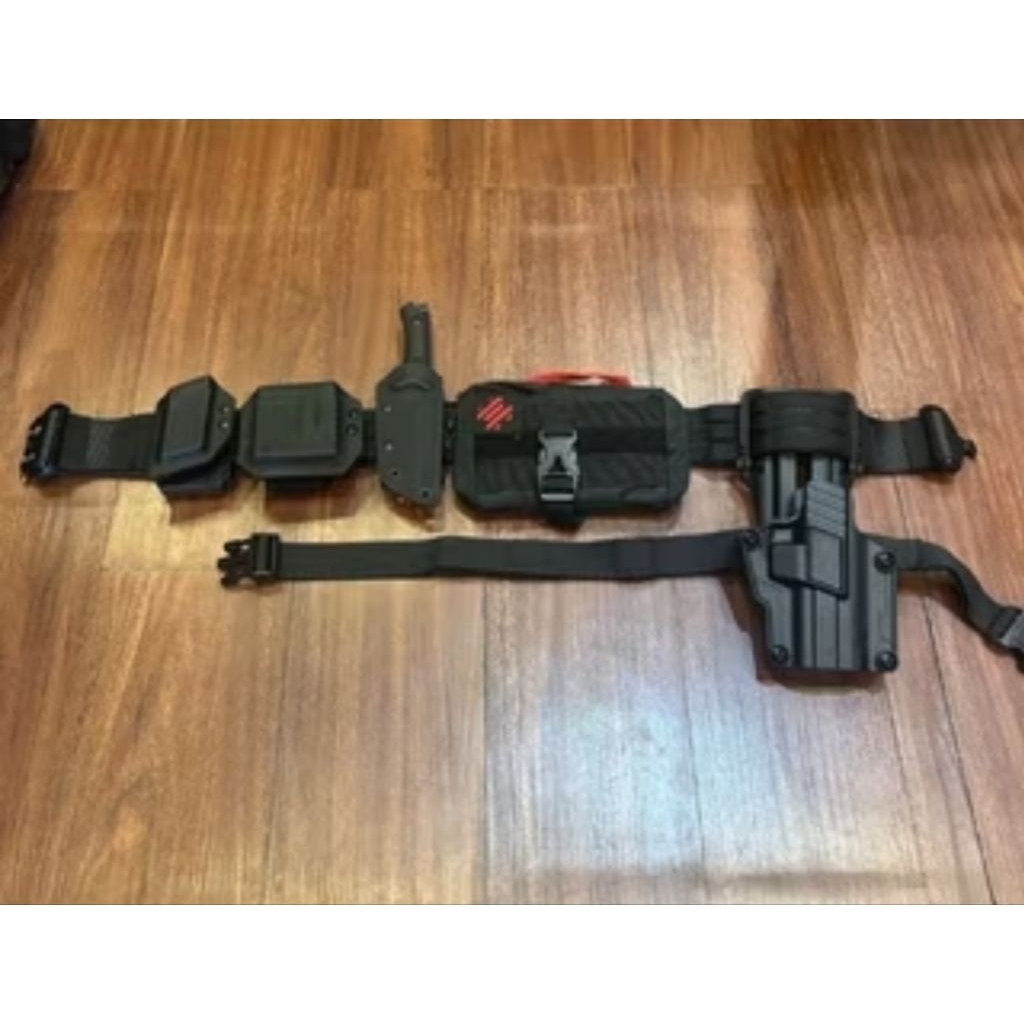 Jual kopel tactical / kopel set hitam / kopel tni polri / kopel jatah ...