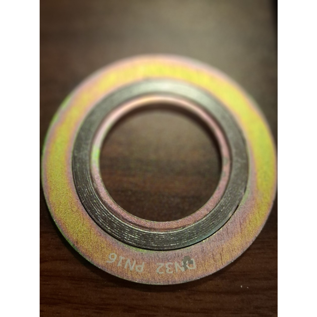 Jual Spiral Wound Gasket Filler Grafite DN32 PN16 Iner Outer Ring ...