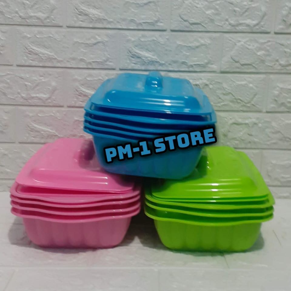 Jual 2PCS TEMPAT SAYUR SEGI TASHA | KOTAK SAYUR PLASTIK TEBAL ANTI ...