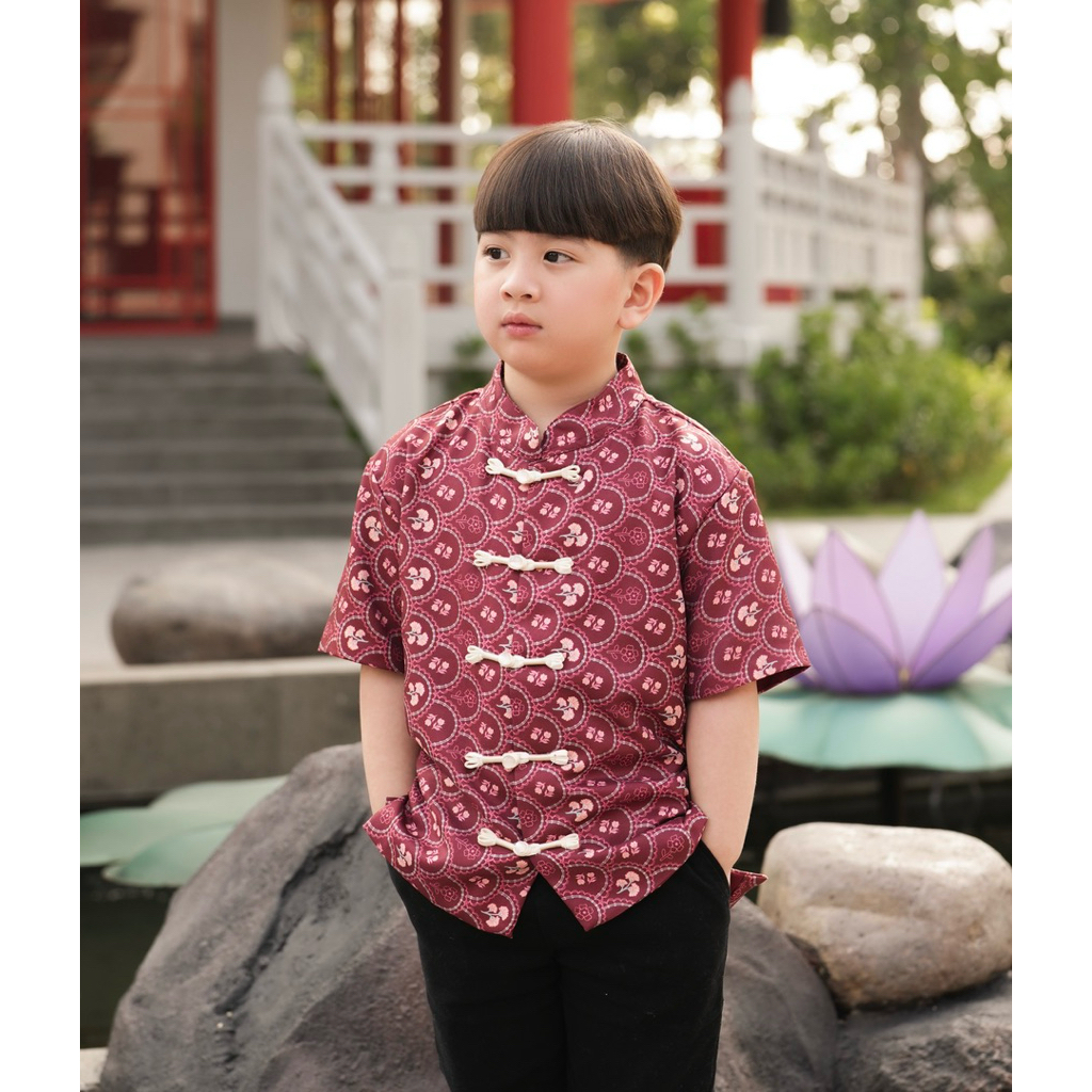 Jual Little Jent - Han Cheongsam | Kemeja Cheongsam Atasan Anak Laki ...