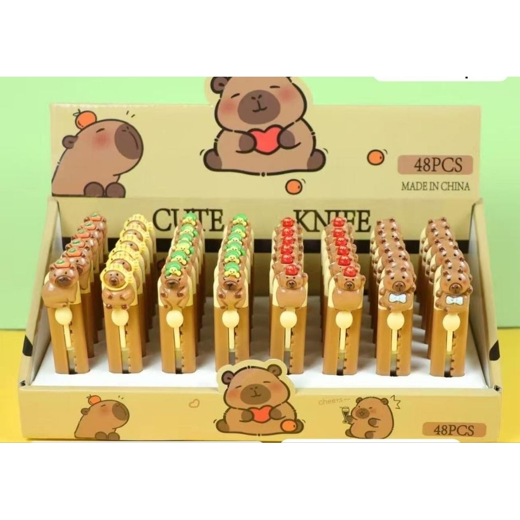 Jual CUTTER MINI CAPYBARA LUCU | Shopee Indonesia