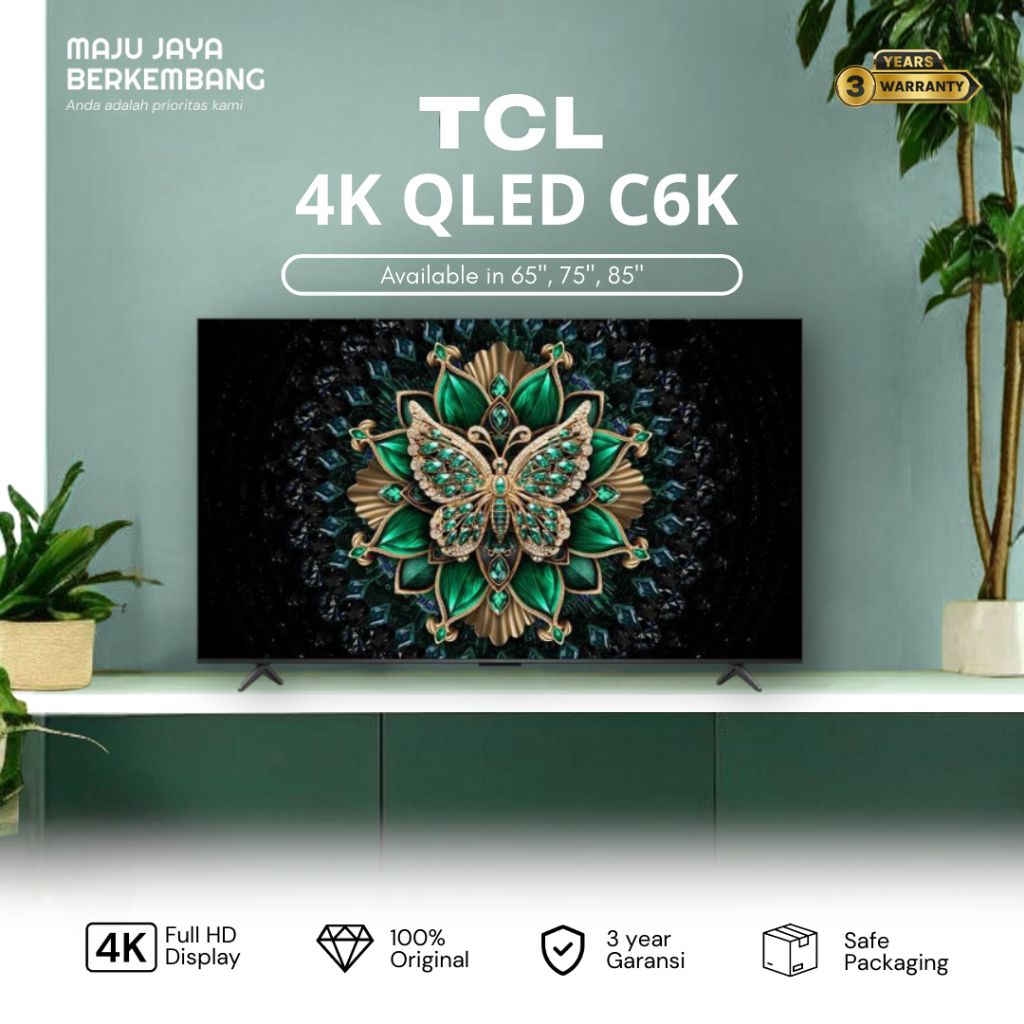 Jual TCL 55C6K / 65C6K / 75C6K / 85C6K / 98C6K Mini LED 4K Google TV 55 ...