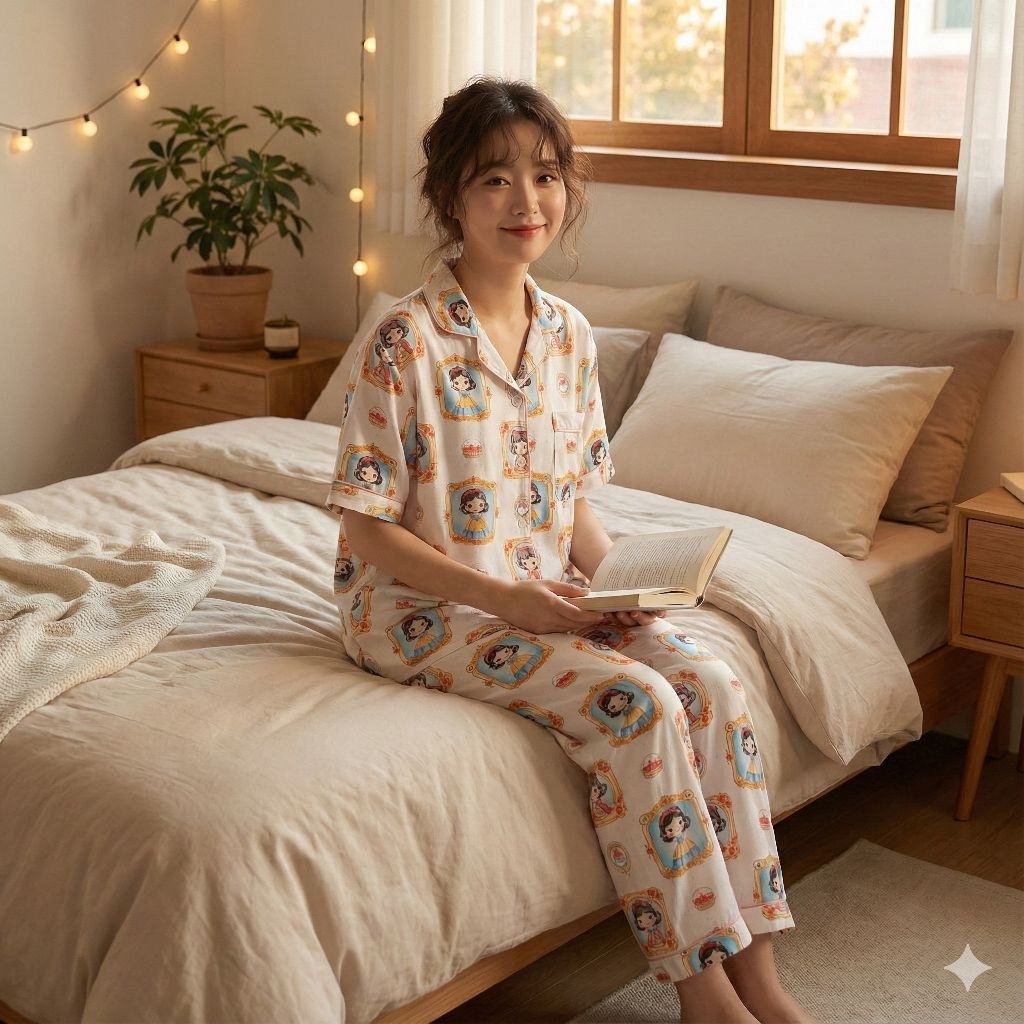 Jual GOODNITES - Piyama rayon princess edition 928A 928B 929C (M-L-XL ...
