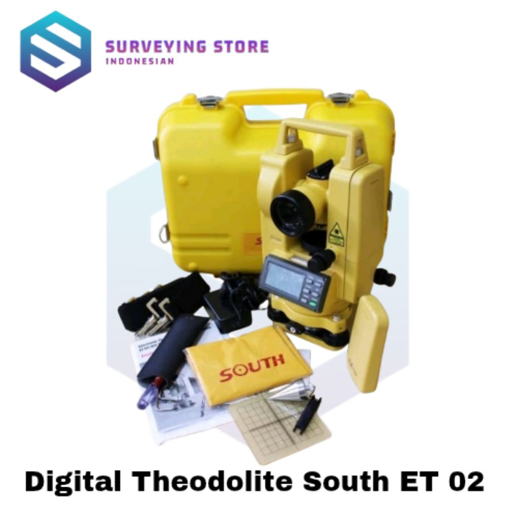 Jual Digital Theodolite South ET-02 1 Set lengkap Bersertikat dan ...
