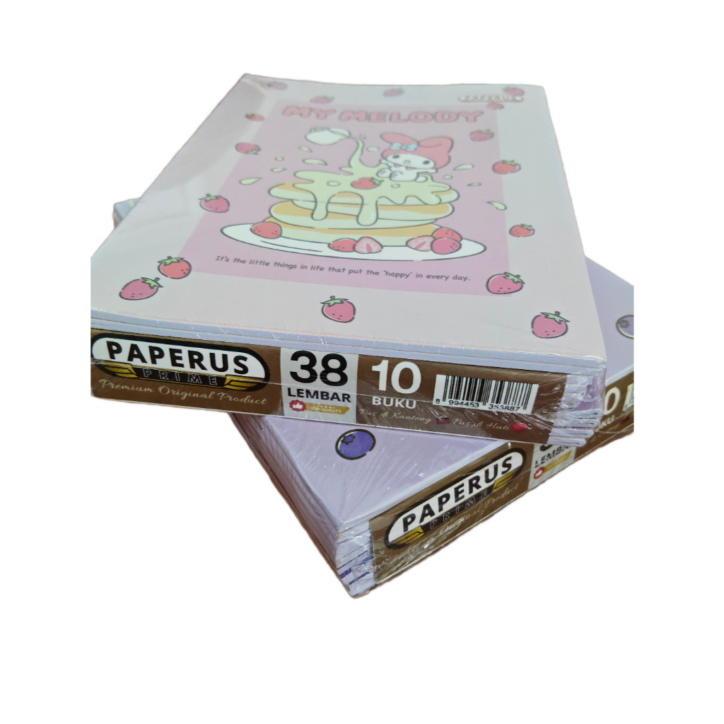 Jual Buku Tulis 38 Lembar Paket 10 Buku Paperus Ukuran Kuarto – Motif ...