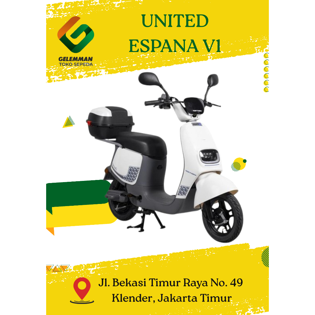 Jual Sepeda Listrik United Espana V1 Lithium (unit display test bike ...