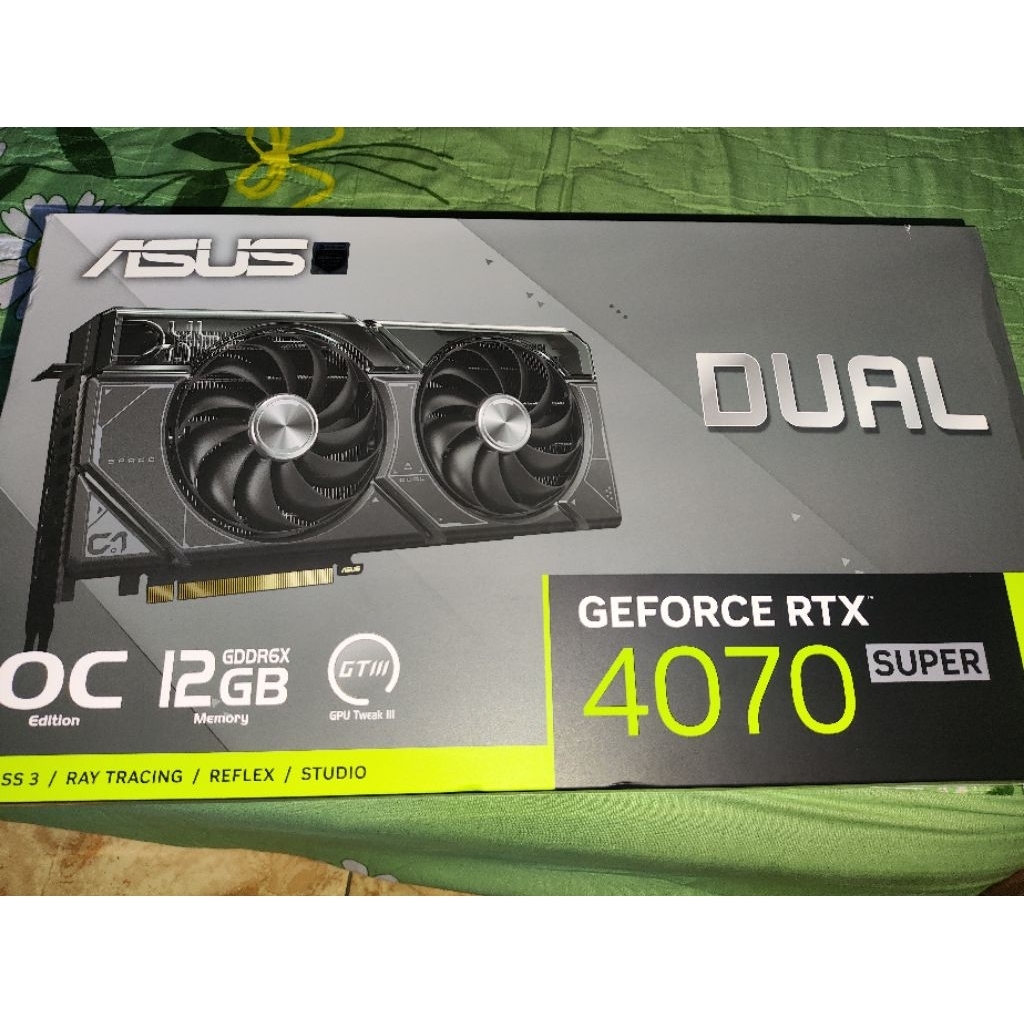 Jual ASUS RTX 4070 SUPER BLACK OC EDITION | Shopee Indonesia