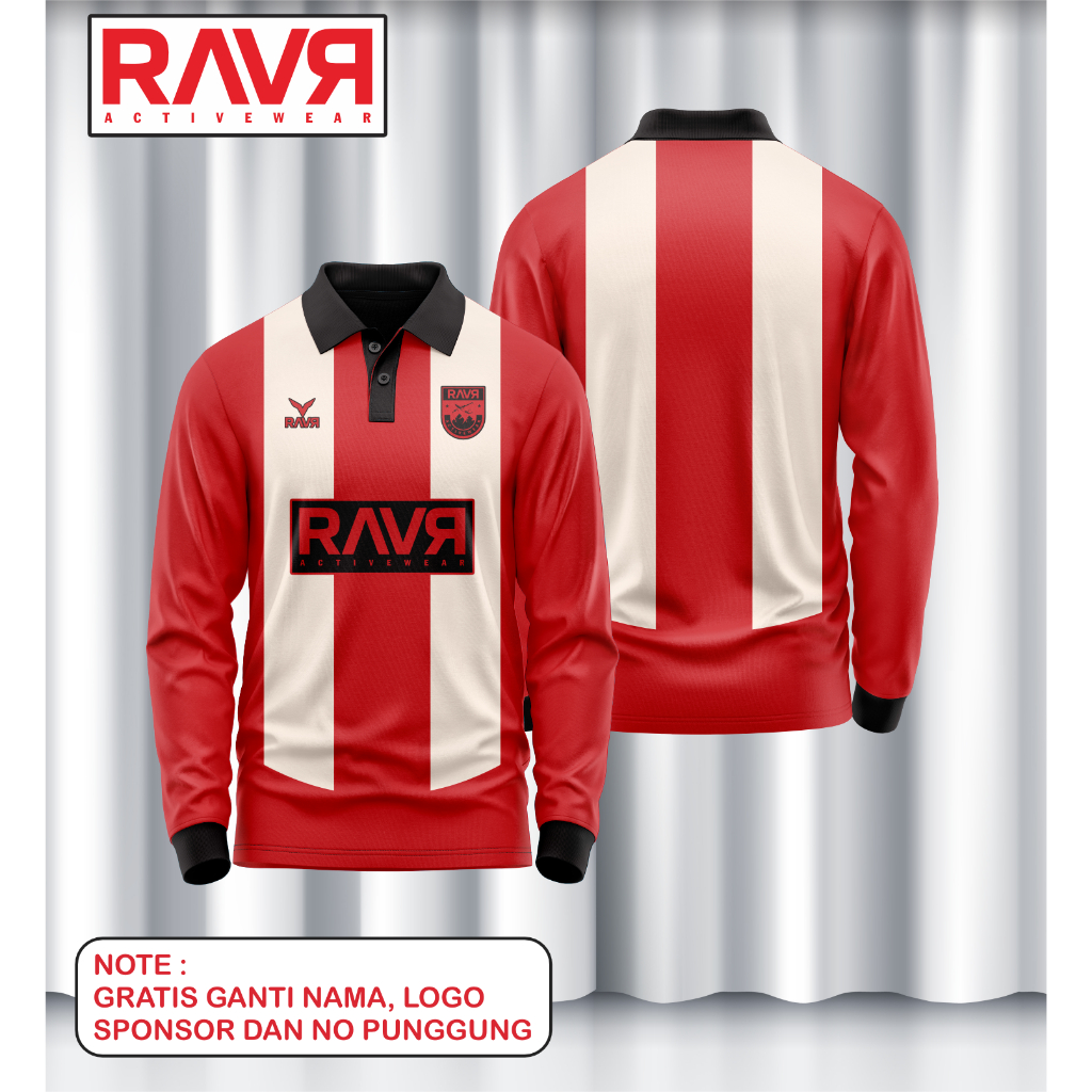 Jual RAVR ACTIVEWEAR LONGSLEEVE LS JERSEY CUSTOM LENGAN PANJANG ...