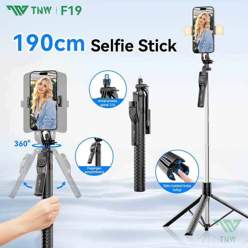 Jual TNW L16 Tongsis Tripod F19 Bluetooth Tongsis Tripod Remote 4in1 ...