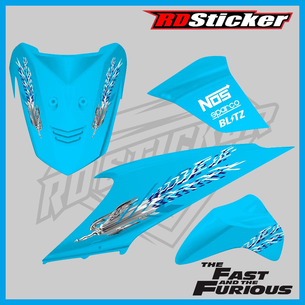 Jual STRIPING BEAT KARBU FAST FURIOUS | Shopee Indonesia