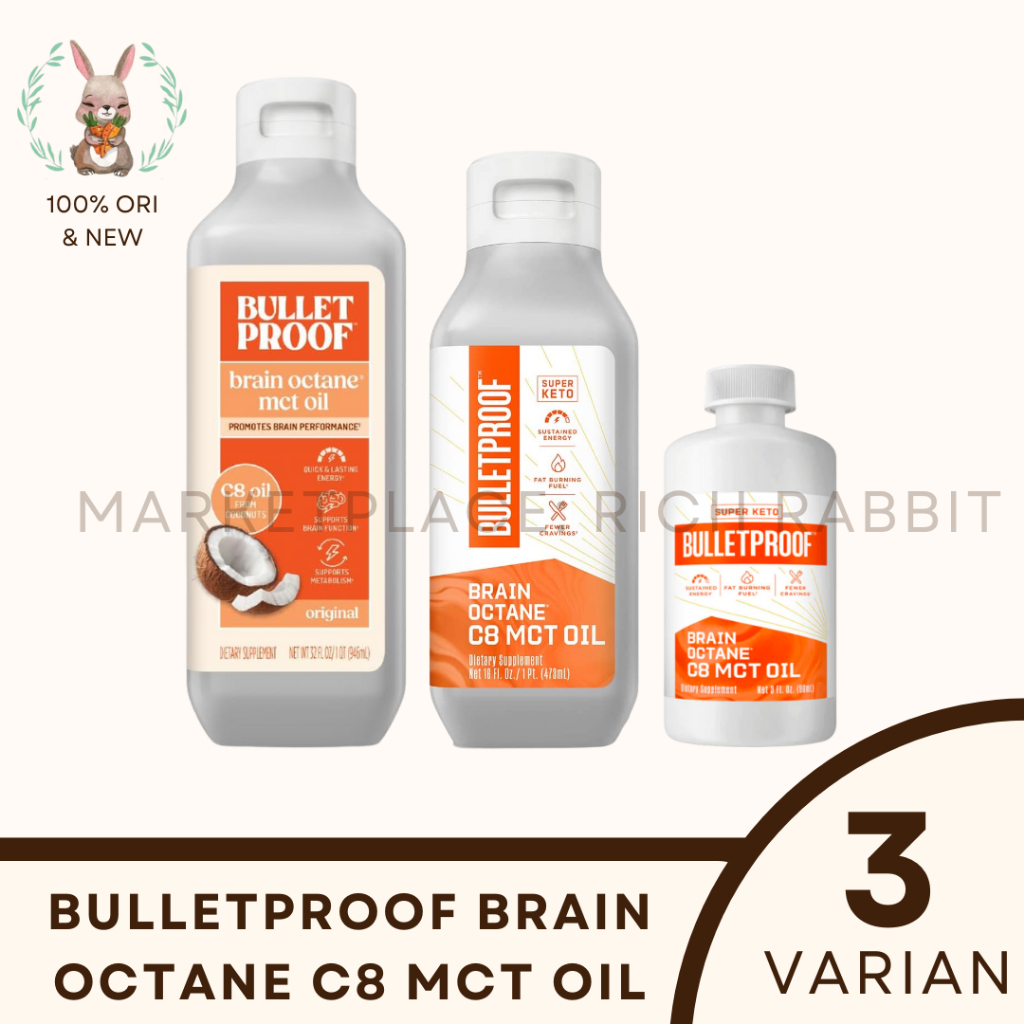 Jual Bulletproof Brain Octane C8 MCT Oil Dietary Supplement Suplemen ...